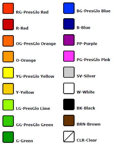 Presco Solid Color Marking Flags - Wire Pin Stake (100 per bundle ...